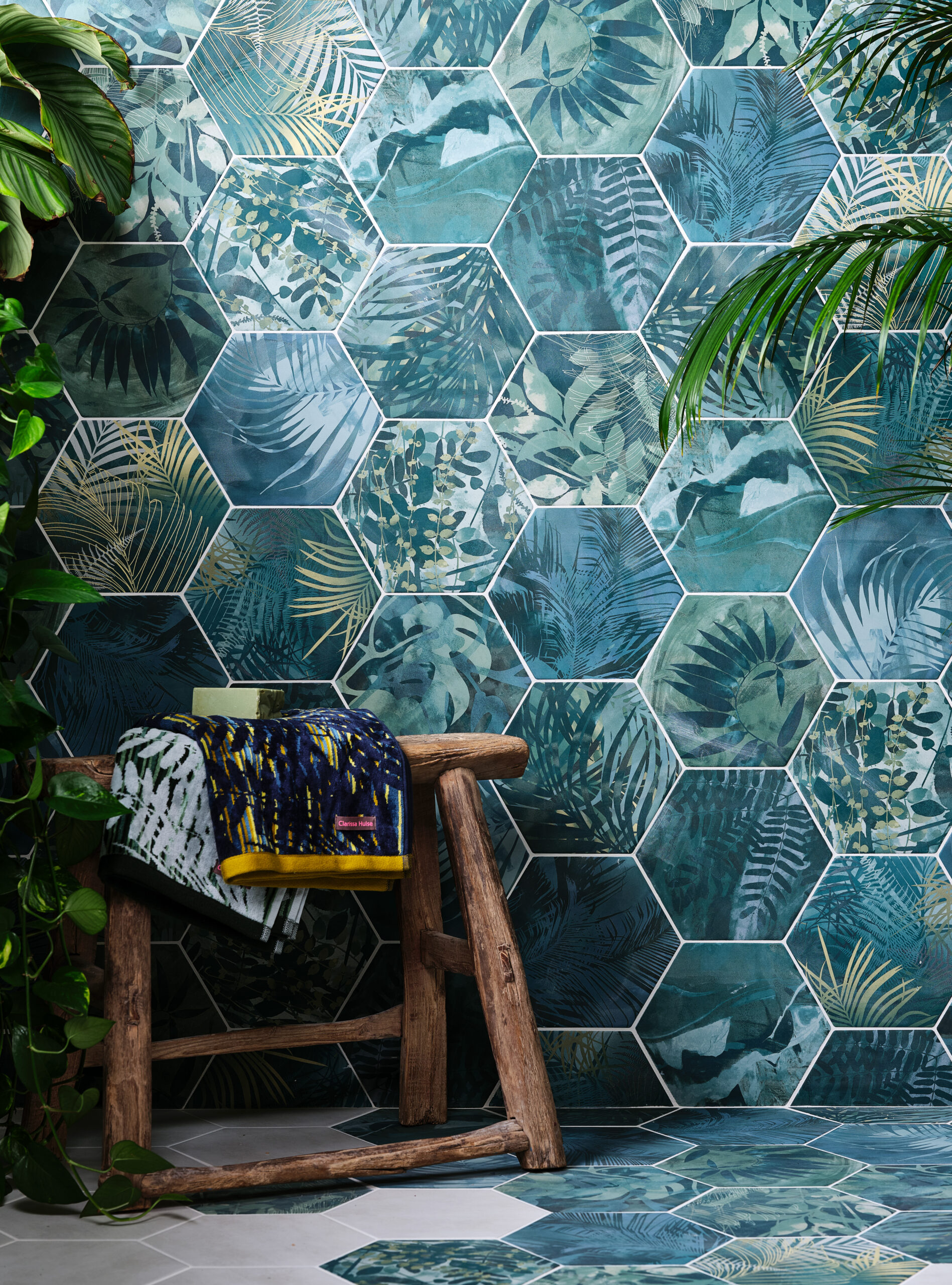 Hexagon Tiles for Bathrooms & Kitchens in Reigate, Surrey | The Stone ...