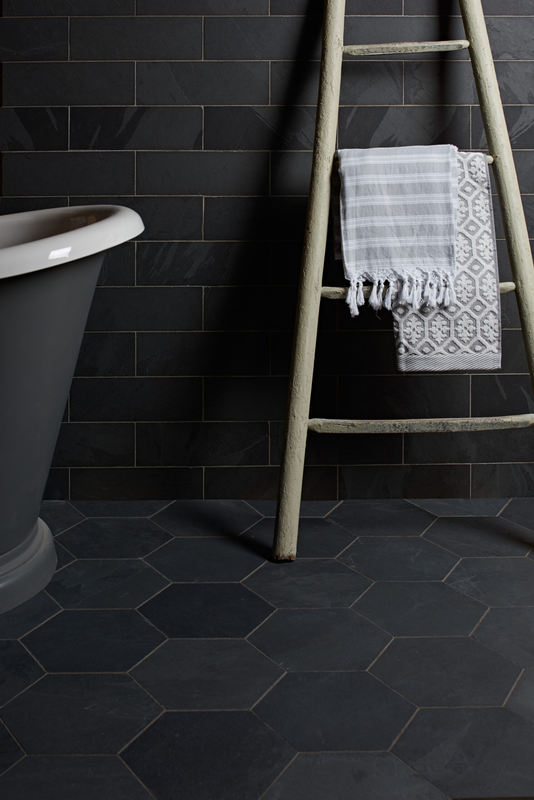 Black Tiles for Bathrooms & Kitchens in Reigate, Surrey | The Stone ...